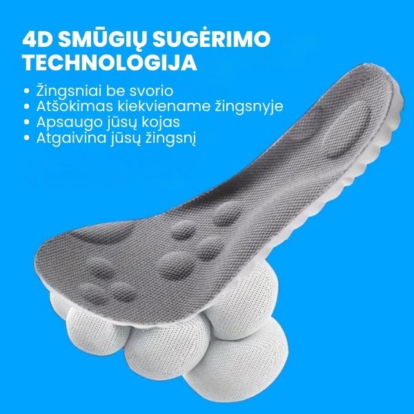 Atsipalaidavimo batų vidpadžiai | CLOUDSTEP – frilla.lt